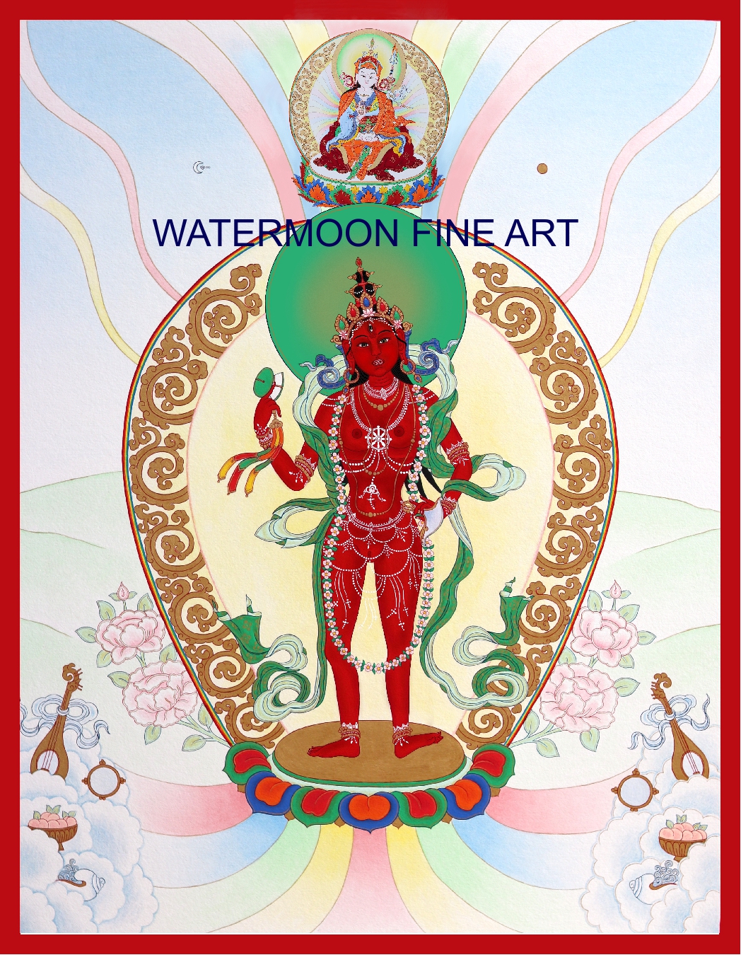 Watermoon Fine Art – Thangka Paintings inspired by the Karma Ghadri ...
